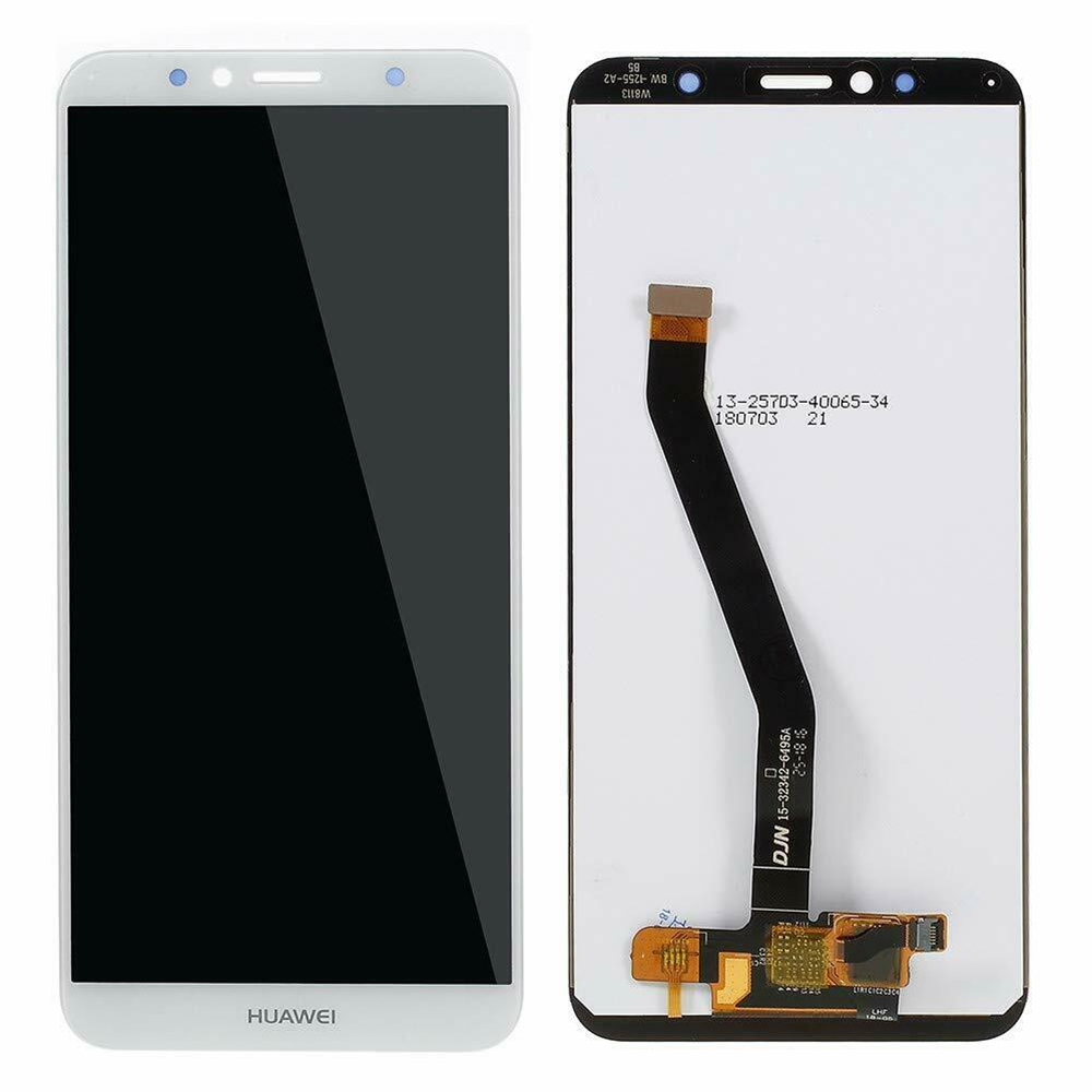 LCD DISPLAY + TOUCH + COMPLETO PER HUAWEI Y6 2018 HONOR 7A BIANCO ATU ...